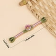 5Pcs Cheongsam Knot Button Sewing Fasteners Chinese Knot Buttons Flower ...