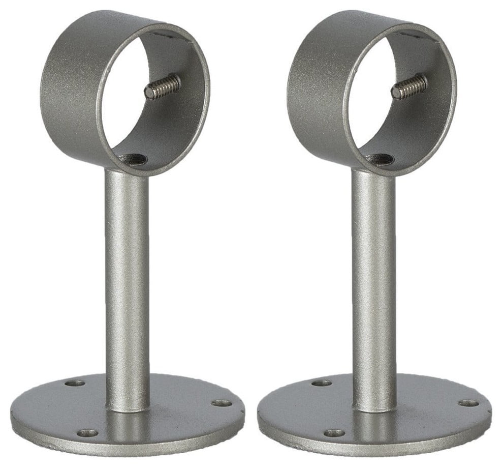 Urbanest Ceiling/Wall Bracket for 1 1/8" Rod, Pewter, Set of 2 ...