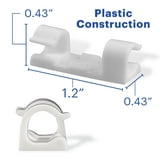 Onn+ Cable Management Clips 24 Pack Peel Stick 3M Adhesive Cord ...