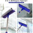 2-in-1 Window & with 15.7"-27.5" Retractable Stainless Steel Handle ...