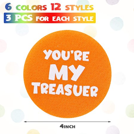 36 Pieces Positive Sayings Carpet Markers 4 Inches Carpet Spot Floor ...