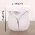 3D Printed Rose Petal Shape Flower Holder Vases For Cactus Succulents ...