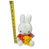Adorable Miffy Bunny Plush Holding Teddy Bear – Soft Stuffed Animal ...