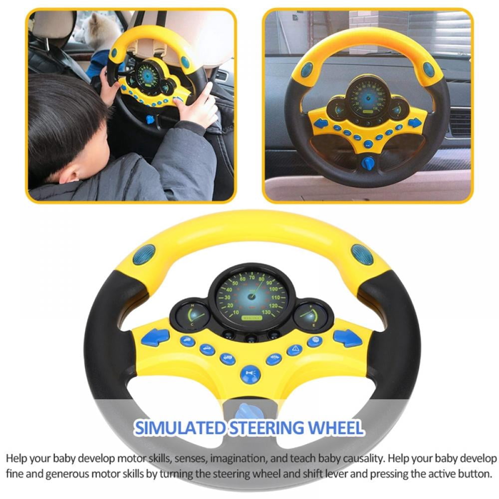 Prettyui Steering Wheel Simulation Toy For Early Childhood Education ...