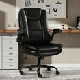 Waleaf Big and Tall Executive Office Chair with Flip-up Arms for Adult ...