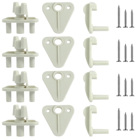 4Pcs Pontoon Boat Gate Latch Kit Plastic Marine Safety Door Gate Latch Replacement Kit Durable ...