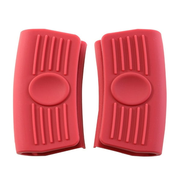 Guardoinrt 2 Pieces Pot Handle Holder Cover Household Silicone Clip for ...