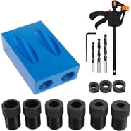 34 Pack Pocket Hole Screw Jig Dowel Drill Joinery Kit Carpenters Wood ...