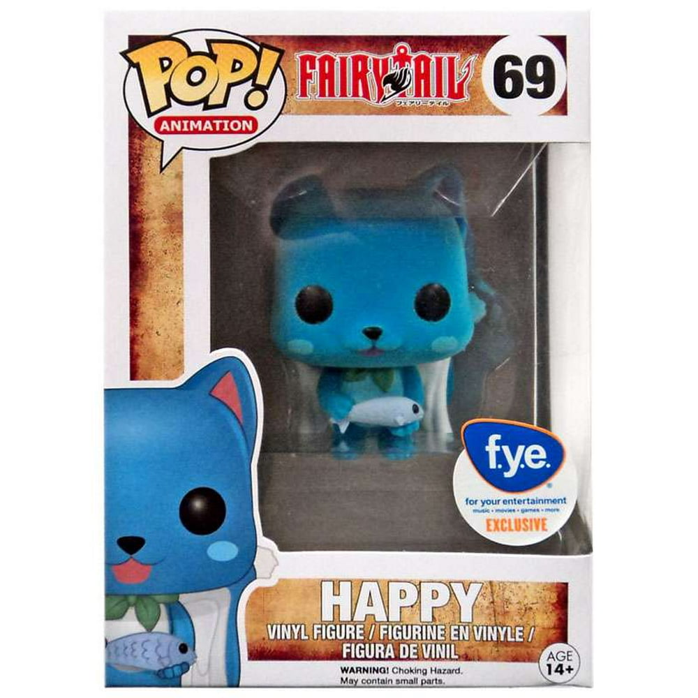 Fairy Tale Funko POP! Anime Happy Vinyl Figure [Flocked] - Walmart.com ...