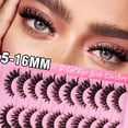 10Pairs Delicate False Eyelashes,Fluffy Lightweight Eyelashes,Cat Eye ...