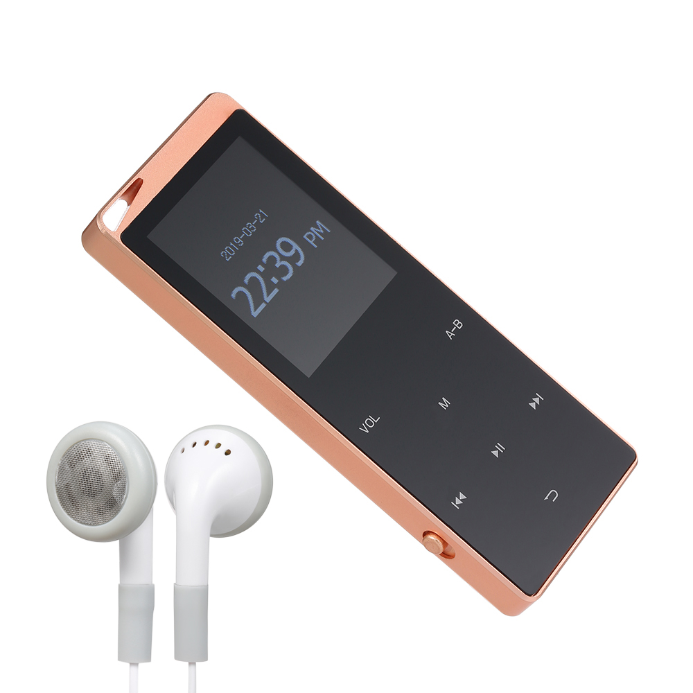 16GB MP3 Player Portable Ultra-thin Digital Music Player TF Card Slot ...