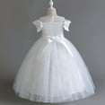 Phenas Little/Big Girls Lace Bridesmaid Dress Flower Kid Wedding Ball ...