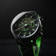 AVI-8 Hawker Harrier HUD Leather Strap Gradient Black Dial Automatic AV ...
