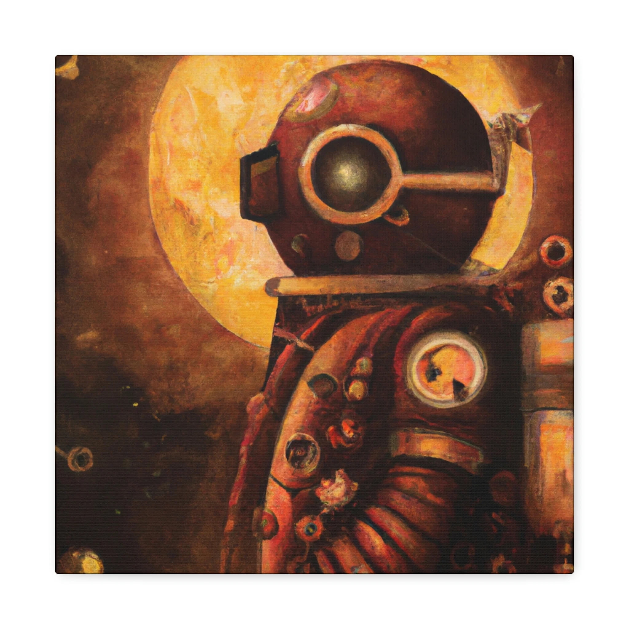Steampunk In a Spacesuit - Canvas - Walmart.com