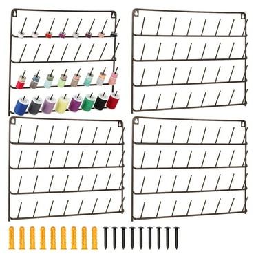 Threadart 120 Spool Cone Wood Thread Rack | Made of Hardwood, Sturdy ...