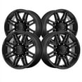 20" Black Machine 226 Wheel by Ultra Wheel 226-2983SB+18 - Walmart.com