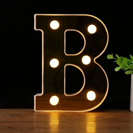Letter Lights Alphabet Lamp Led Decoration For Party Room Christmas ...