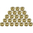 Solid Brass Knurled Thumb Nuts Lock Nuts for Wheels Super S Round and ...