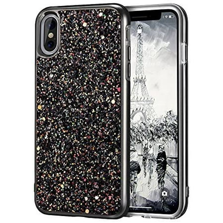 iPhone X Case, iPhone 10 Case, MIRACASE Shockproof Glitter Sparkle ...