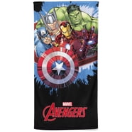 Marvel Avengers Kids Beach Towel Featuring Captain America and ...