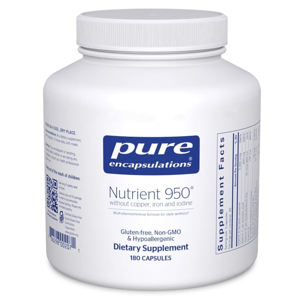 Suplemento Pure Encapsulations Nutrient 950 180 cápsulas | Walmart en línea