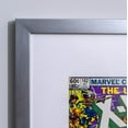 12x15 Frame with Mat - Silver 14x17 Frame Wood Made to Display Print or ...