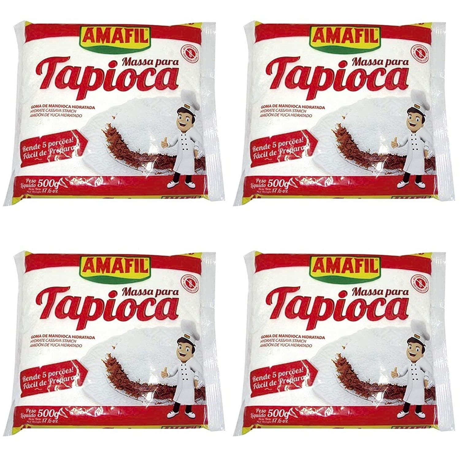 Amafil BrazilianTapioca Flour | Massa Para Tapioca | Farinha de Tapioca ...