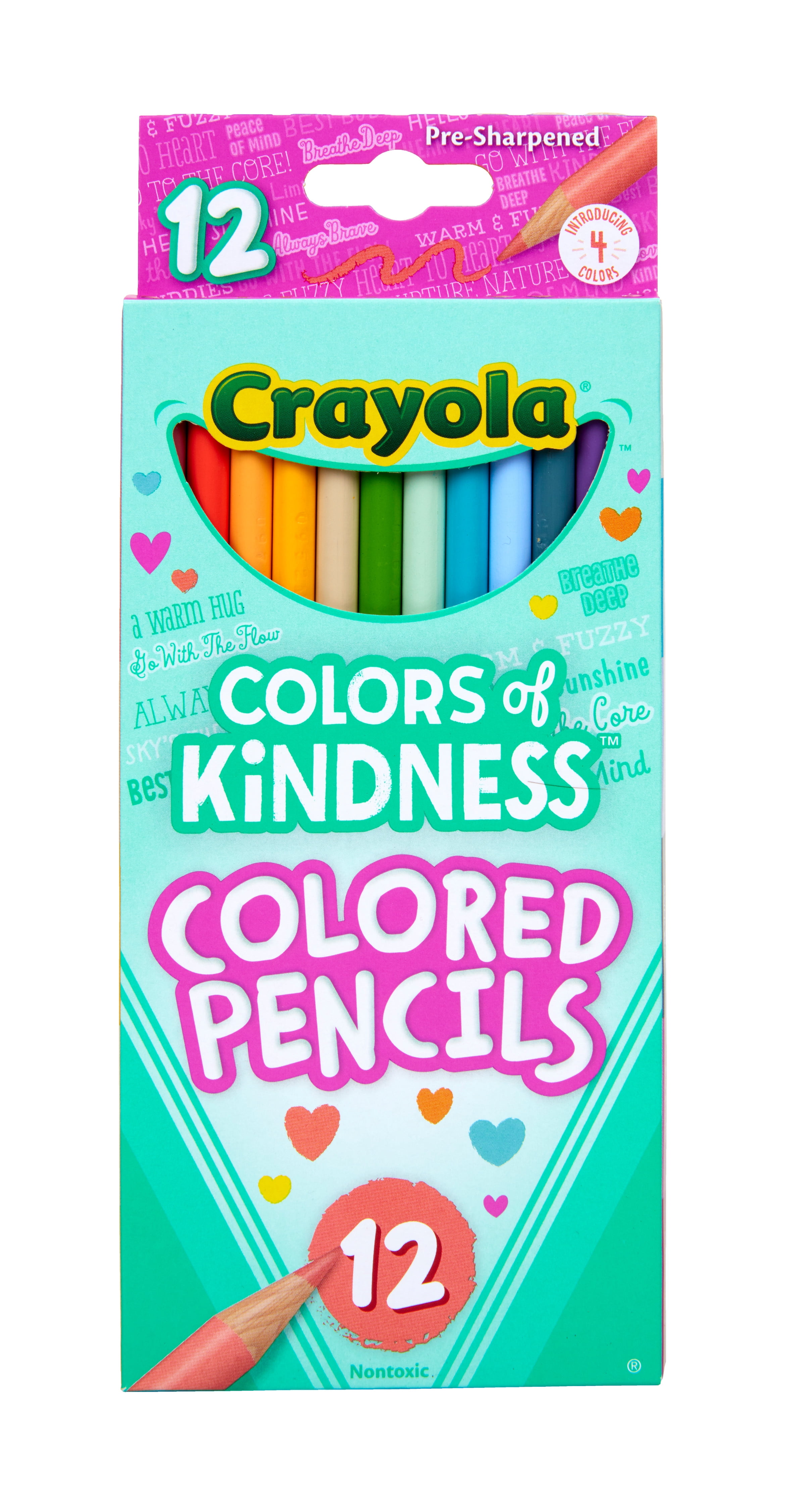 Crayola Colors Of Kindness Colored Pencils School Supplies 12 Count