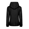 Frontwalk Casual Fleece Tops For Women Winter Plain Hoodies Sweatshirt