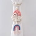 2PCS Rainbow Curtain Clip Tiebacks Tasseled Rope Holders For Home ...