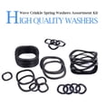 320Pcs Carbon Steel Compression Type Wavy Wave Crinkle Spring Washers ...
