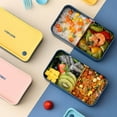 Wovilon Bento Box Portable Lunch Box, Separated Lunch Box ...