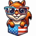 CafePress - Squirrel 4Th July USA Flag In Pocket America Mom D Women's ...
