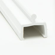 "Standard White Vinyl Sliding Screen Door Track, 72"" Replacement ...