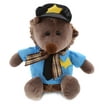 DolliBu Floppy Husky Police Officer Plush Toy - Super Soft Husky Dog ...