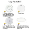 Circular Lights LED Circle Light Panel Energy-saving Module 12W 18W 24W ...