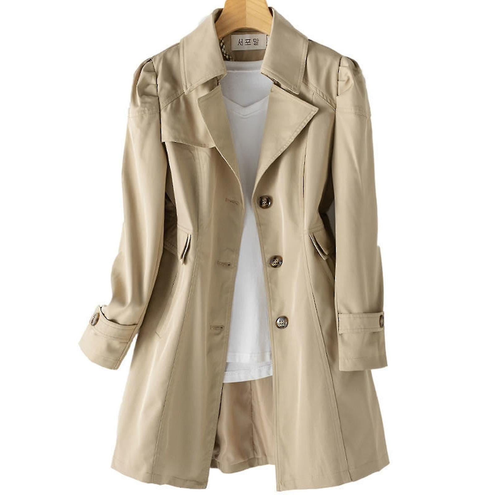 Click here for Breadeep Fashion Autumn Trench Coat Soft Touch Lap... prices