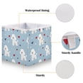 Foldable Open Top Cube Storage Basket Fabric Organizer for Clothes Toys ...