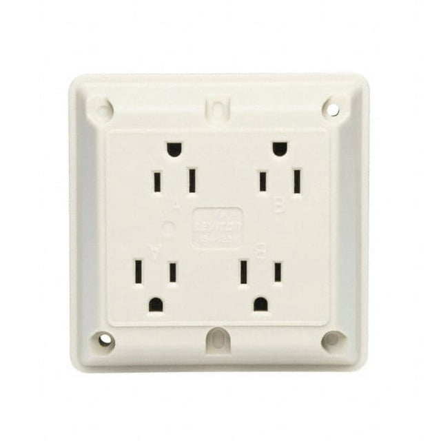 Leviton 125 VAC, 20 Amp, 5-20R NEMA Configuration, Ivory, Specification ...