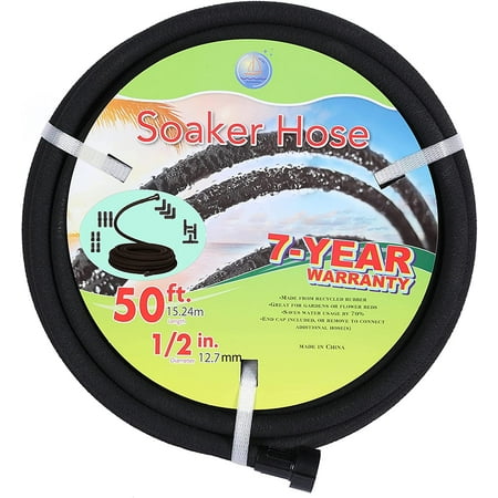 Cuckoo Soaker Hose 50ft With 1/2" Diameter-Soaker Hose Kit with Heavy ...