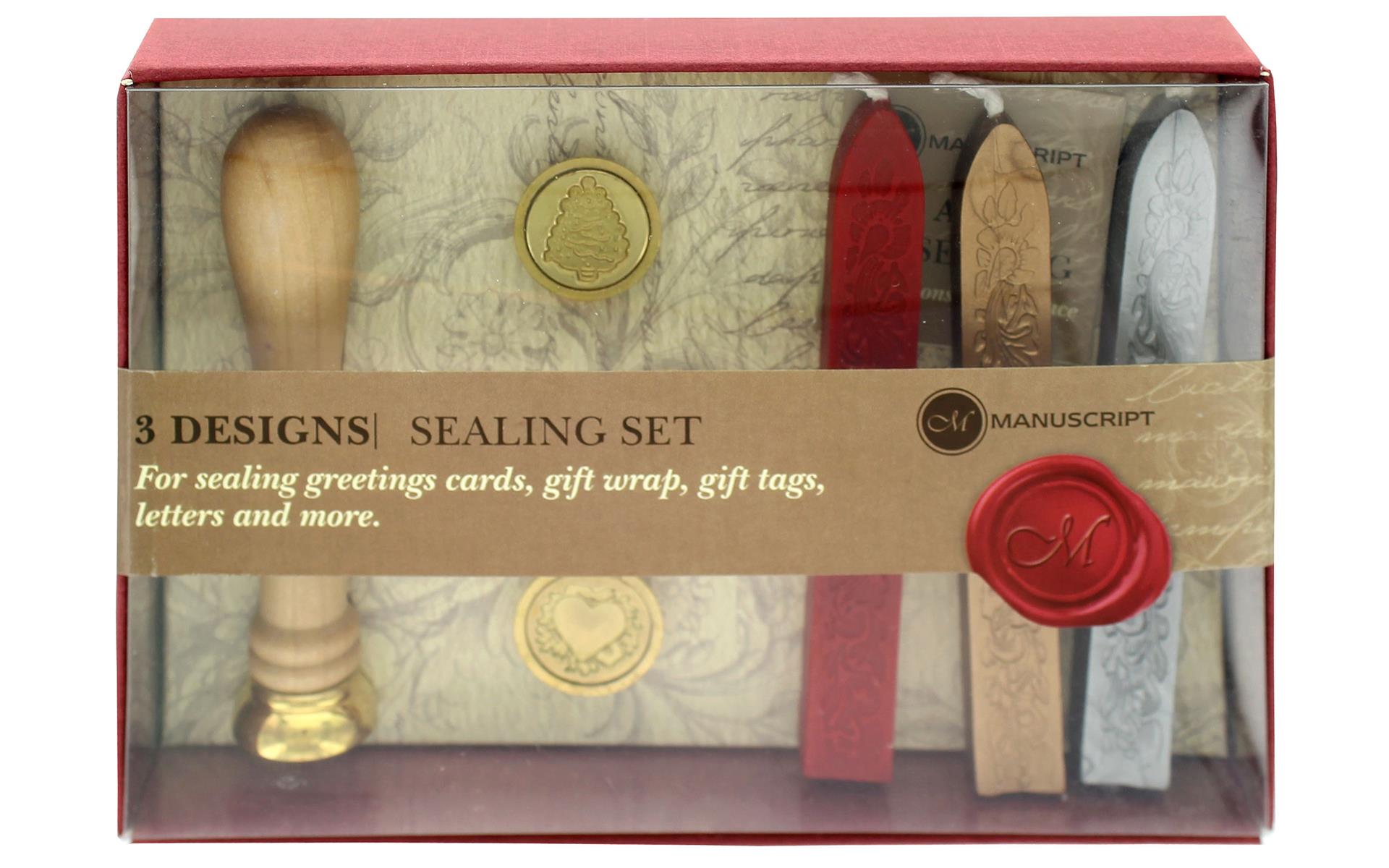 Manuscript Long Handle Design Sealing Set -Quill, Christmas Tree ...