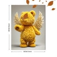 Adorable Baby Duckling Swimming Autumn Leaves Canvas Print Wall Art for ...
