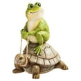 Evergreen Enterprises Riding The Turtle Frog Garden Statue - Walmart.com
