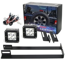 A-Pillar 20W High Power LED Pod Light Kit For Jeep 2018-up Wrangler JL ...