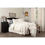 Piper Classics Farmcloth Stripe Queen Coverlet Bedspread, 94" x 94 ...