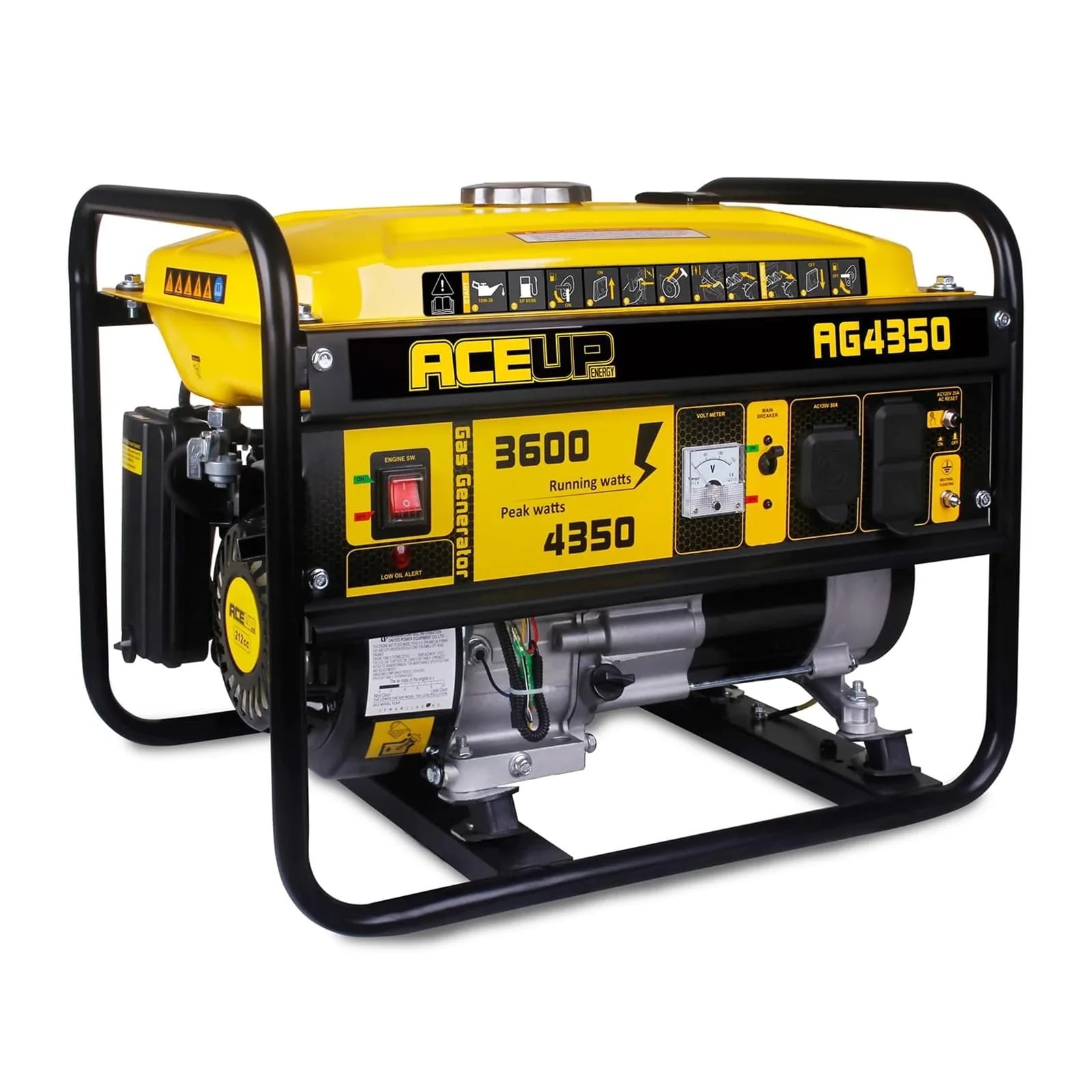 Click here for Aceup Energy Portable Generator 4500 Watt Gas Powe... prices
