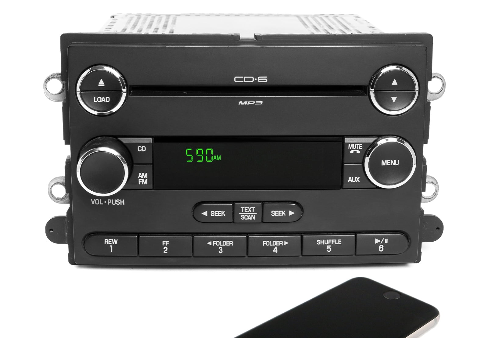 Restored 2008-09 Ford Taurus X AM FM Mp3 6 CD Radio with Bluetooth ...