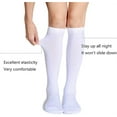 Casewin Compression Socks for Women Men, 6 Pairs 20-25mmHg Knee High ...