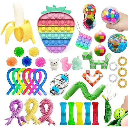 HTCM TIK Tok Fidget Toys Pack, Simple-Dimples Fidget Popper, Relieves ...