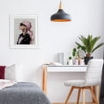 Stupell Industries Pink Daydream Impression White Framed Print Under ...